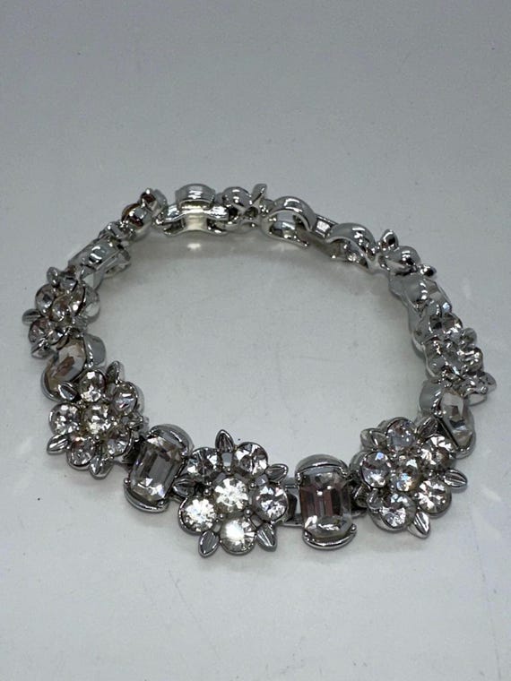 Vintage 1950s lisner rhinestone - Gem