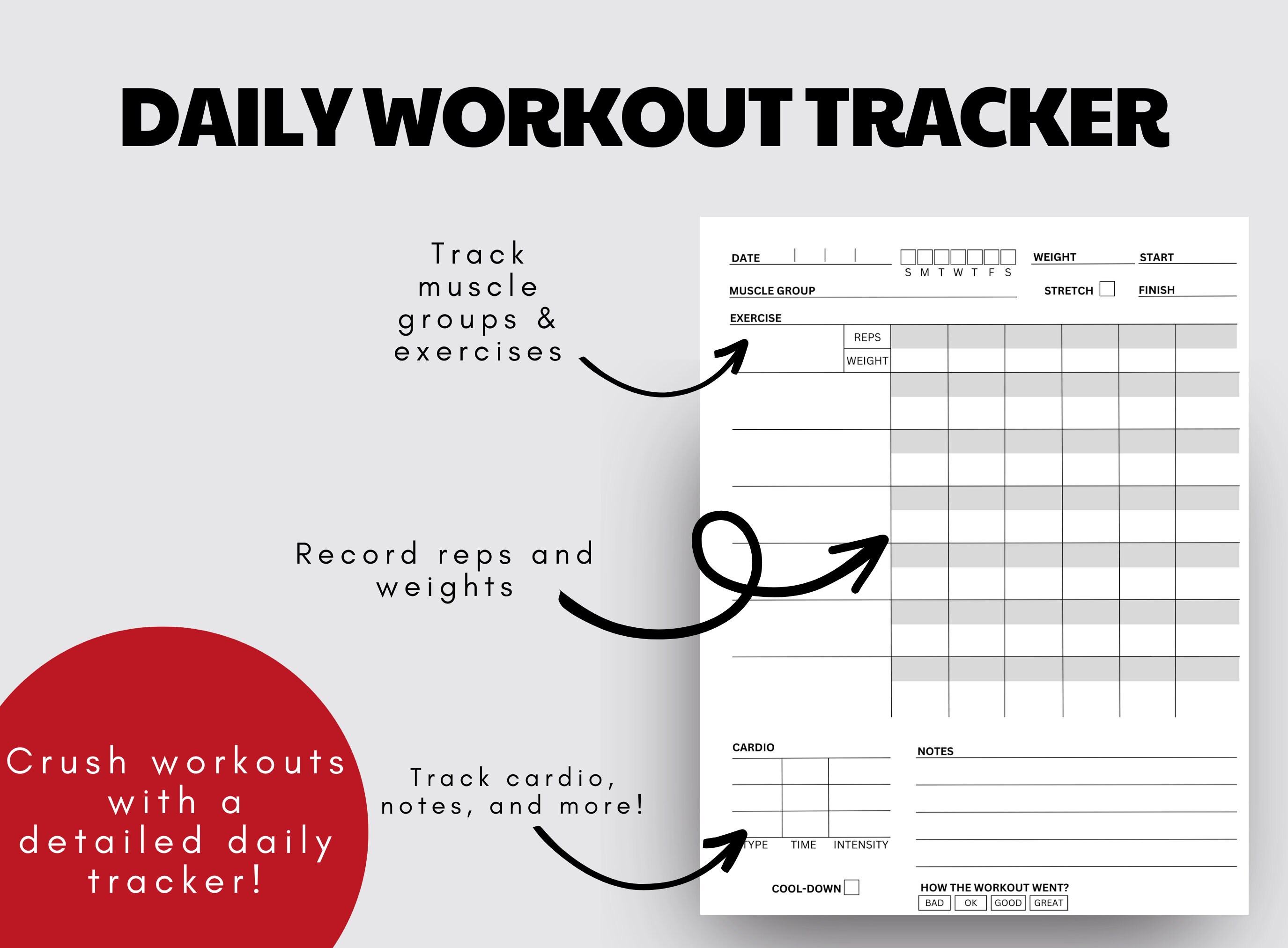 Exercise Planner, Activity Tracker, Habit Tracker, Workout Planner ...
