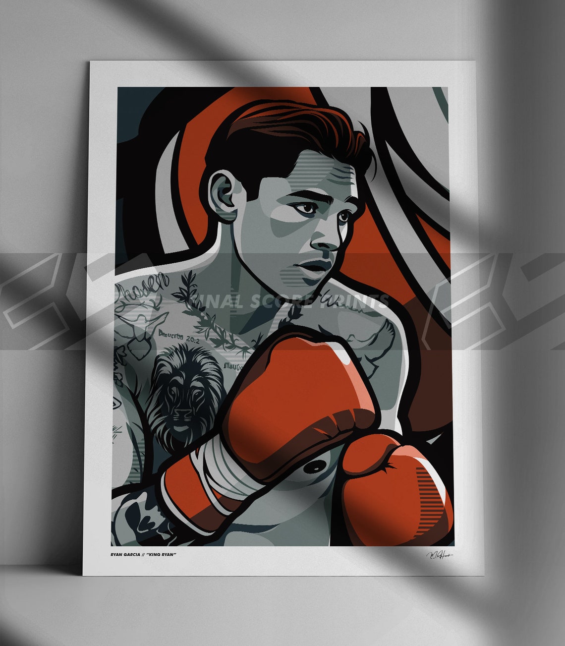 Ryan Garcia Poster Boxing Illustrated Art Print - Etsy