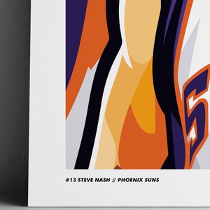Steve Nash Poster Phoenix Suns Basketball Art Print - Etsy