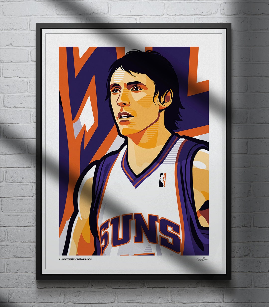 Steve Nash Poster Phoenix Suns Basketball Art Print - Etsy