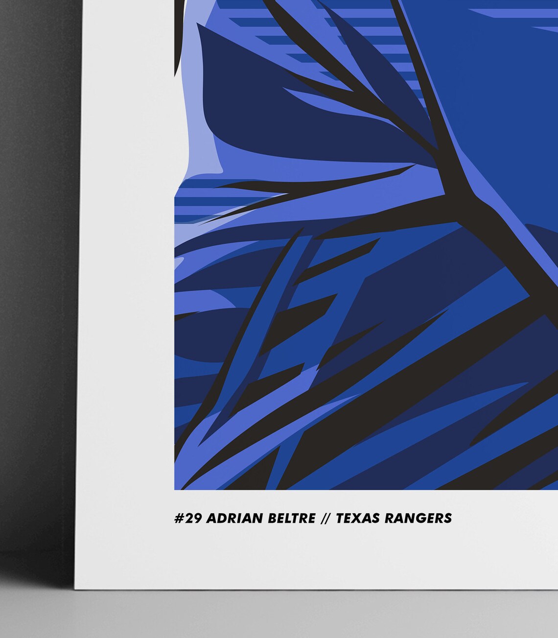 Adrian Beltre Poster Texas Rangers Baseball Illustrated Art - Etsy