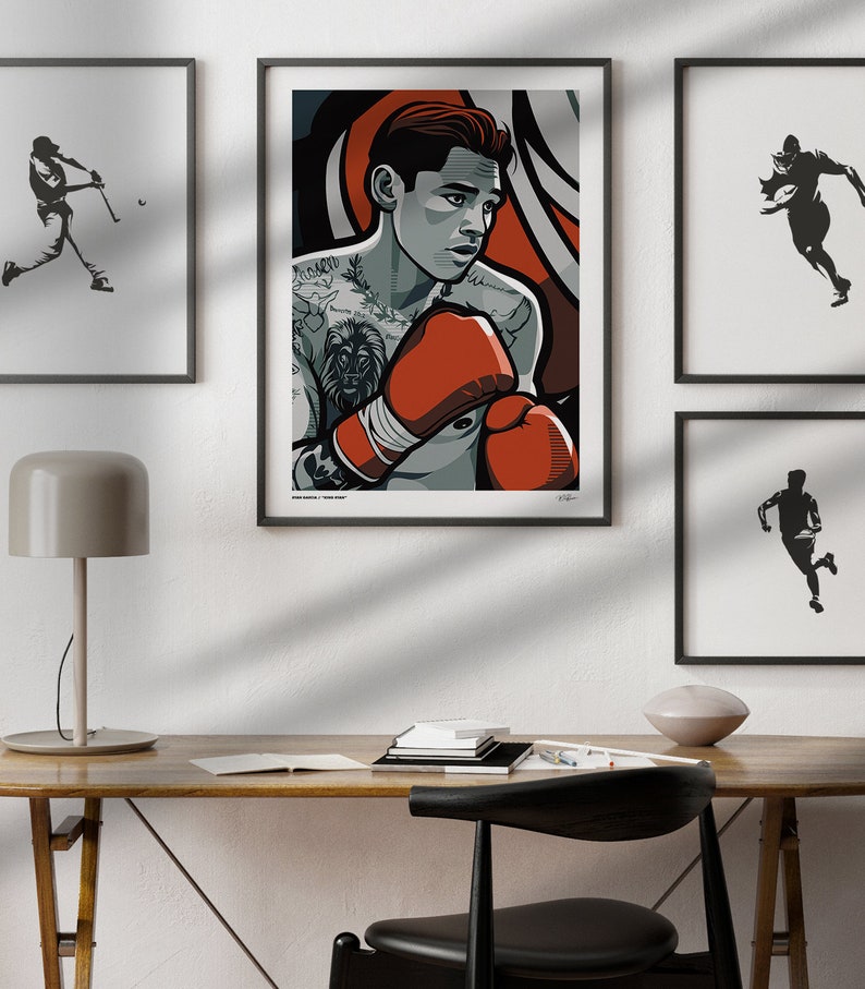 Ryan Garcia Poster Boxing Illustrated Art Print - Etsy