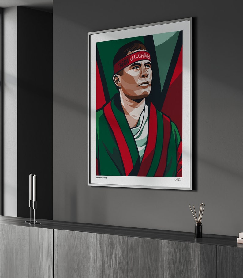 Julio Cesar Chavez Poster Boxing Illustrated Art Print - Etsy