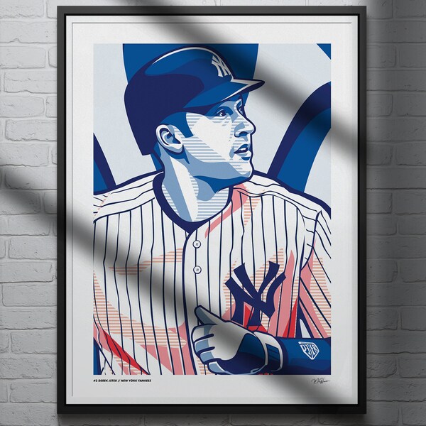 Derek Jeter Poster - Etsy