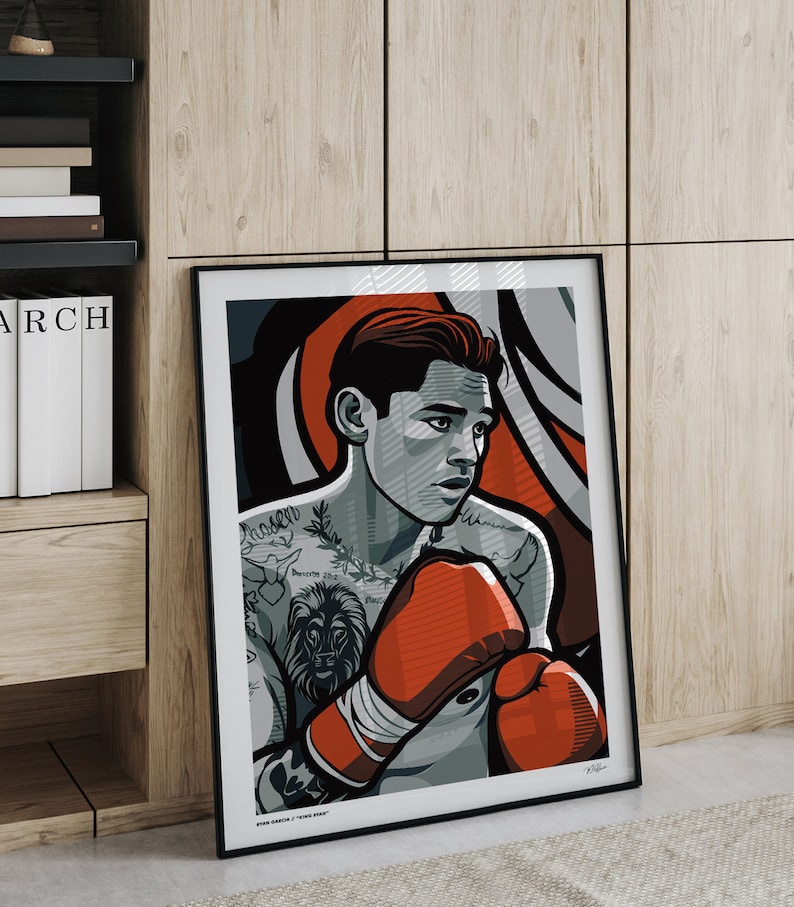 Ryan Garcia Poster Boxing Illustrated Art Print - Etsy