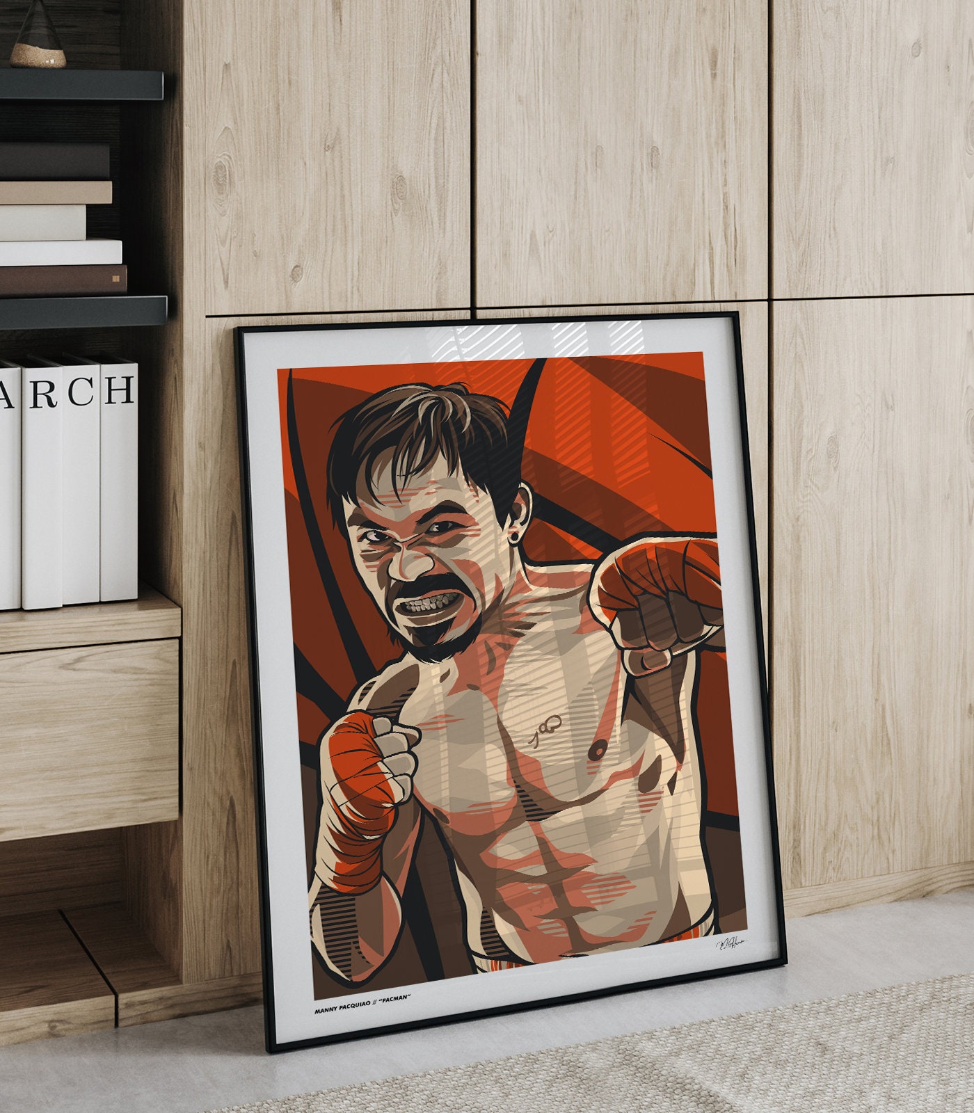 Manny Pacquiao Poster Boxing Illustrated Art Print - Etsy