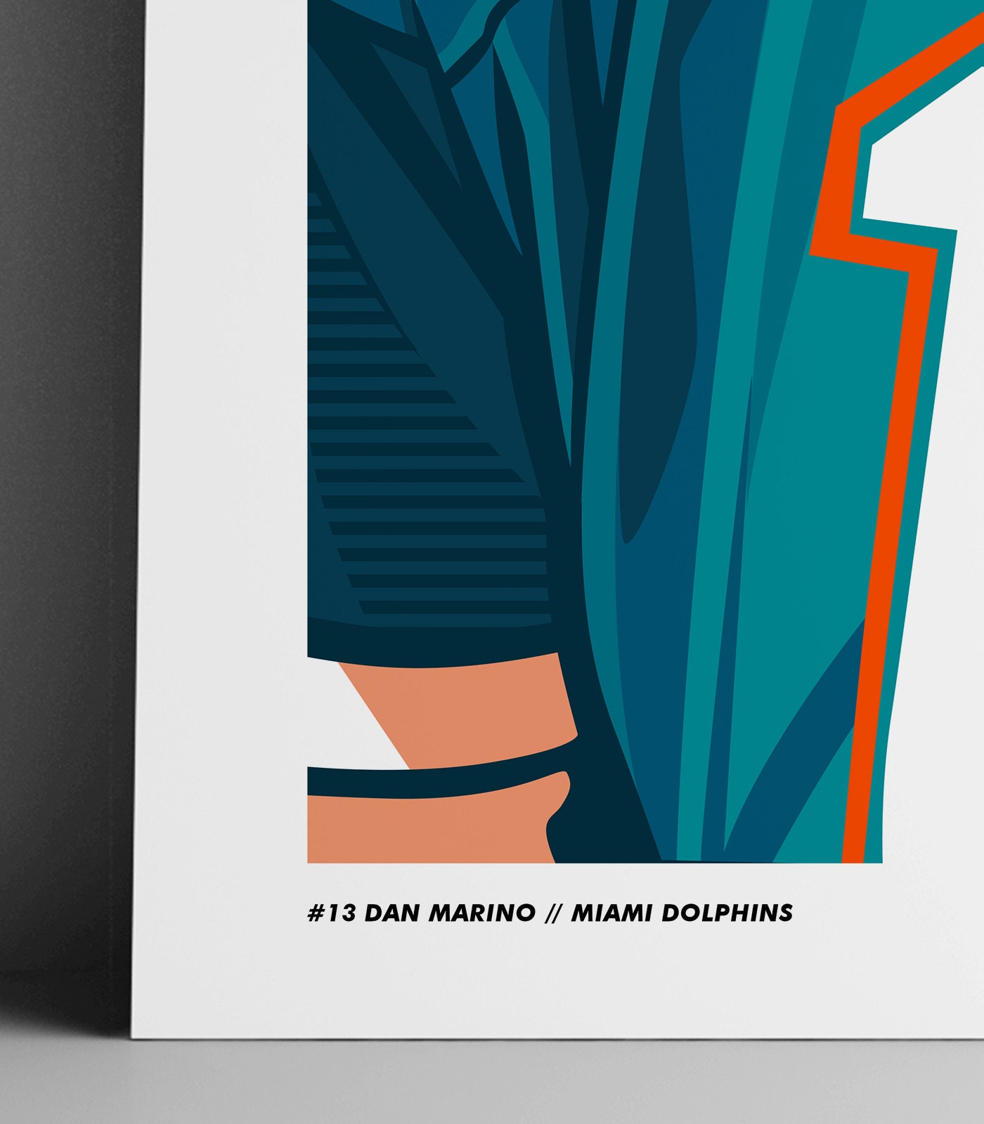Dan Marino Poster Miami Dolphins Football Art Print - Etsy