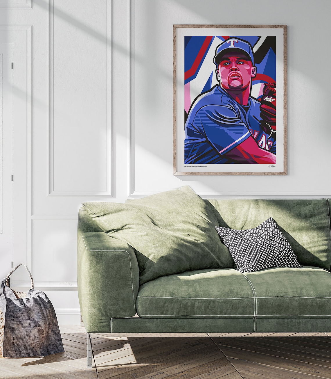 Adrian Beltre Poster Texas Rangers Baseball Illustrated Art - Etsy