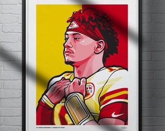 Patrick Mahomes Art - Etsy