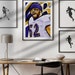 Ray Lewis Poster Baltimore Ravens Football Illustrated Art - Etsy