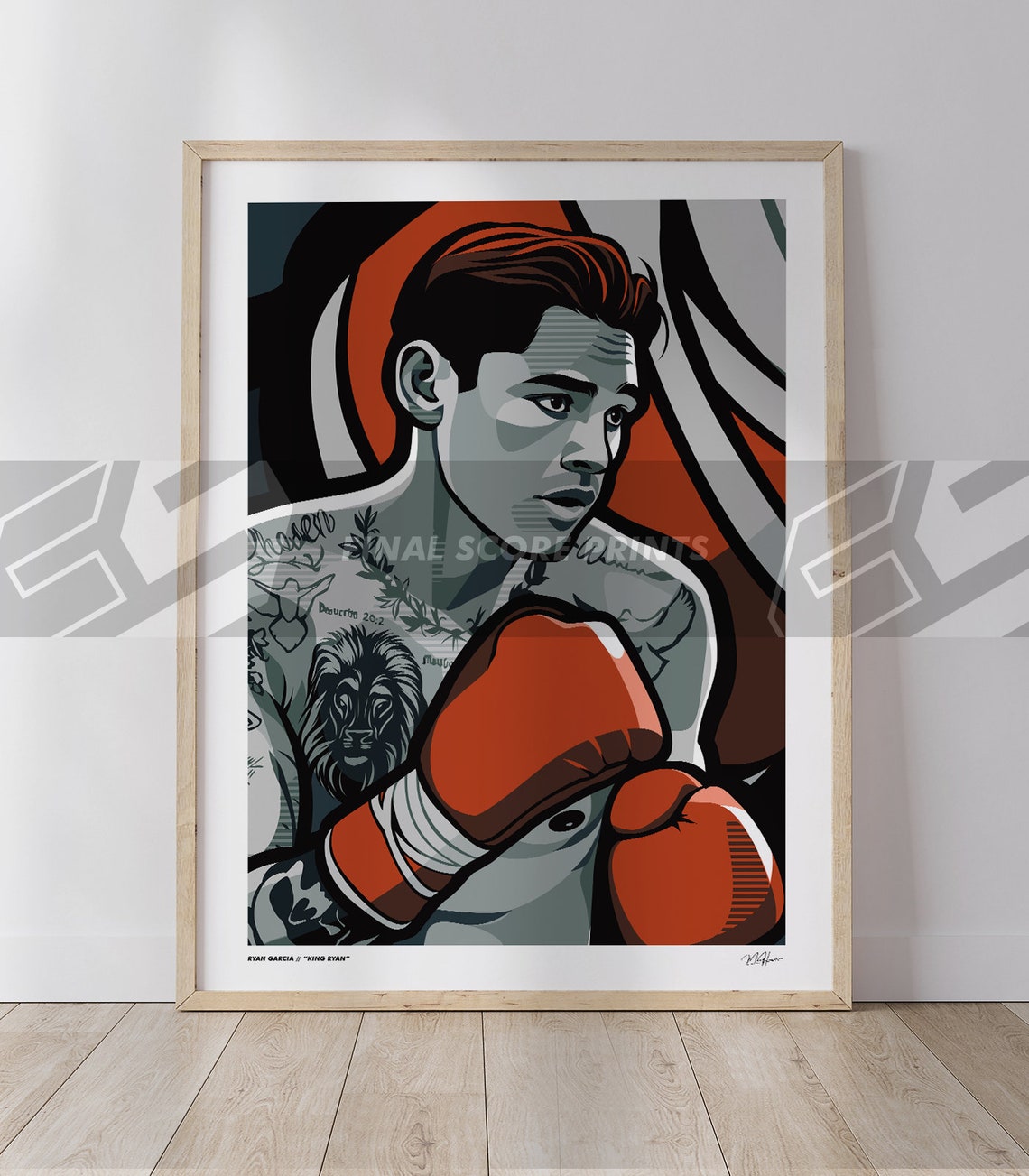 Ryan Garcia Poster Boxing Illustrated Art Print - Etsy