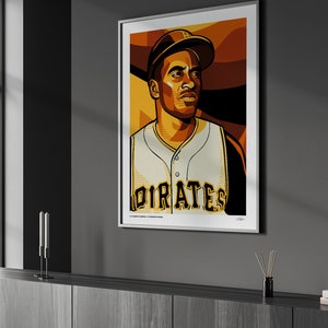 Roberto Clemente Poster Pittsburgh Pirates Baseball - Etsy