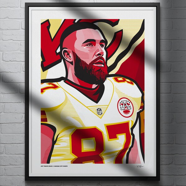 Travis Kelce Fan Art - Etsy