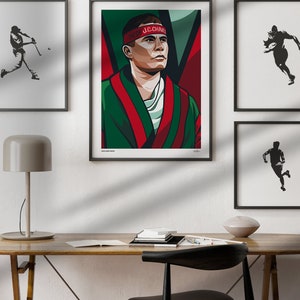 Julio Cesar Chavez Poster Boxing Illustrated Art Print - Etsy