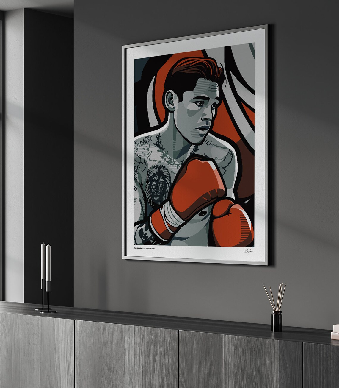 Ryan Garcia Poster Boxing Illustrated Art Print - Etsy