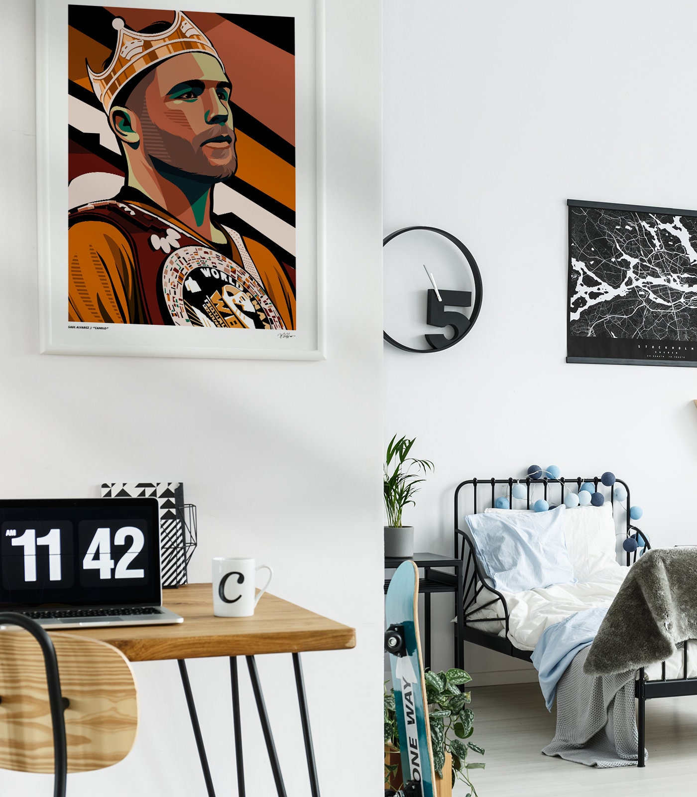 Canelo Alvarez Poster Boxing Illustrated Art Print - Etsy