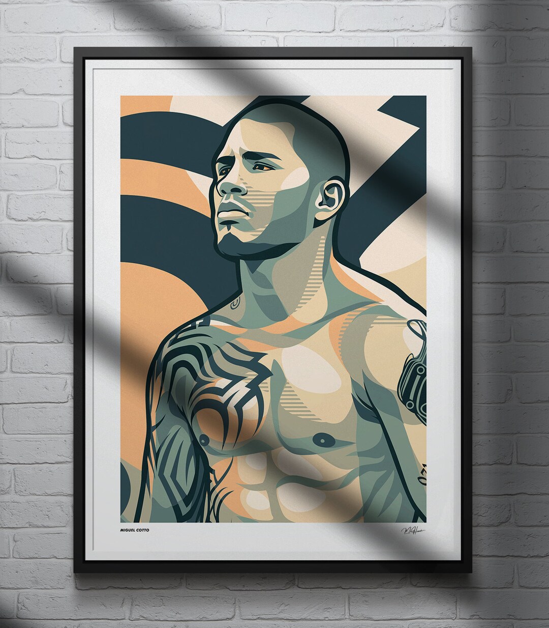 Miguel Cotto Poster Boxing Illustrated Art Print - Etsy