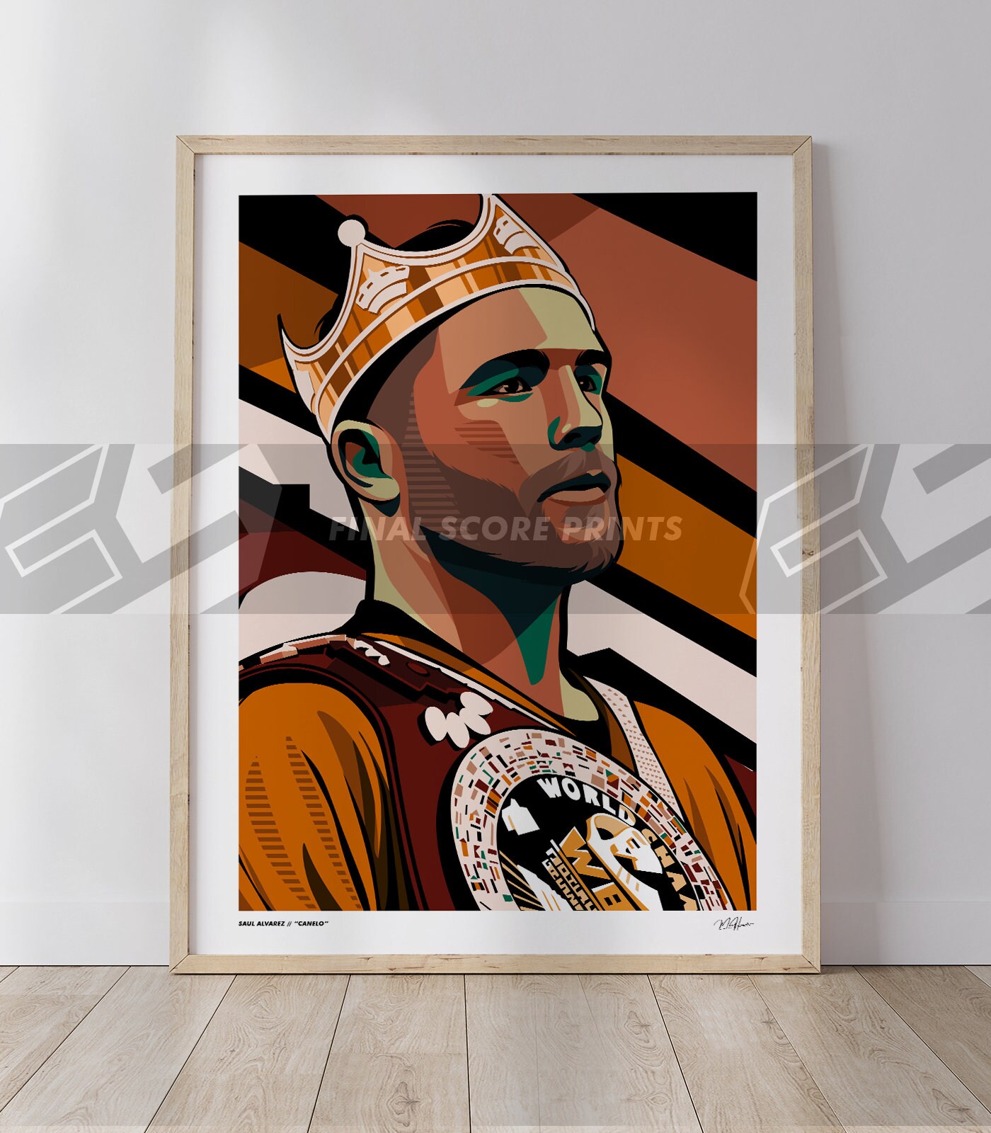 Canelo Alvarez Poster Boxing Illustrated Art Print - Etsy