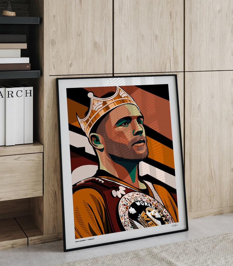 Canelo Alvarez Poster Boxing Illustrated Art Print - Etsy