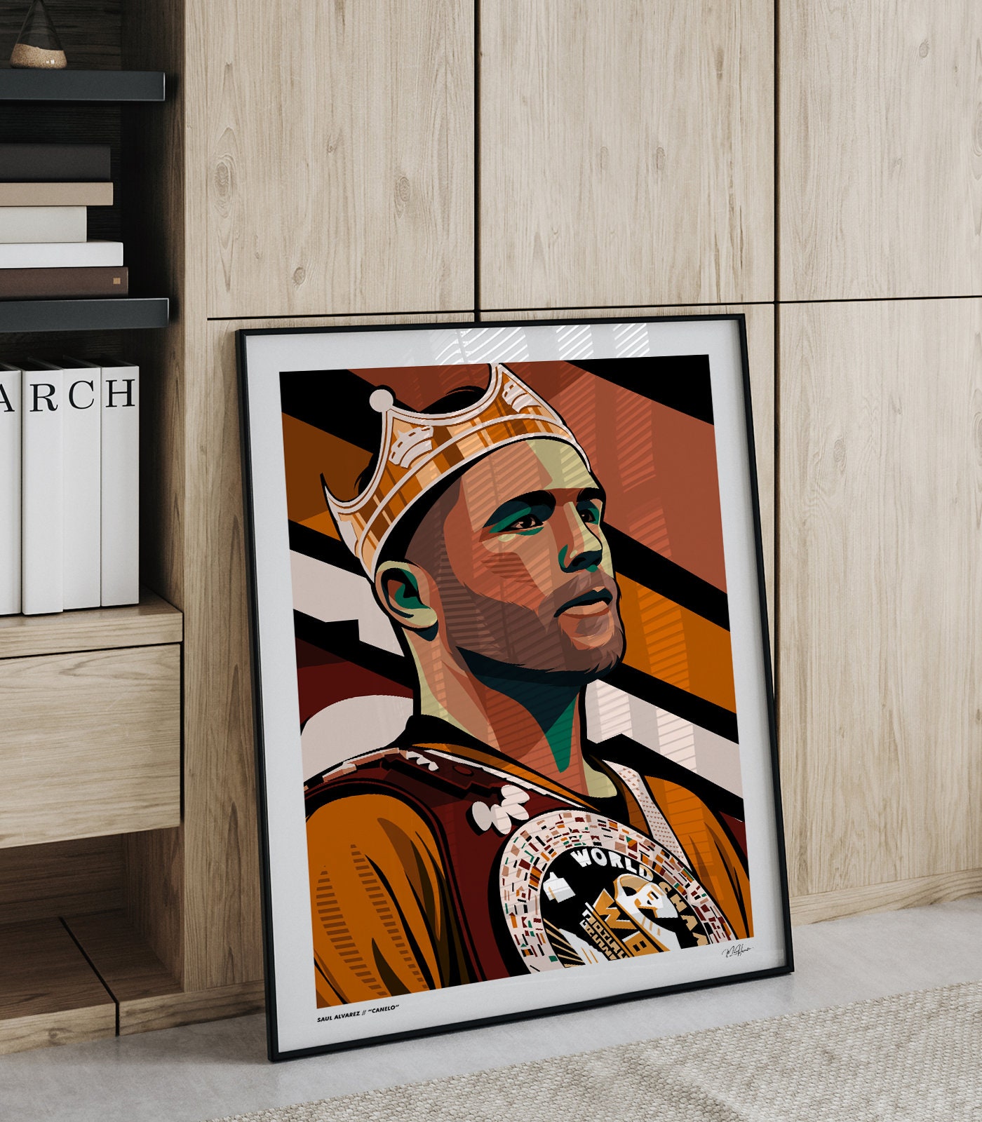 Canelo Alvarez Poster Boxing Illustrated Art Print - Etsy