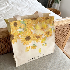 Sunflower Tote Bag｜fashion Plant Flower Handbag｜special Sunflower ...