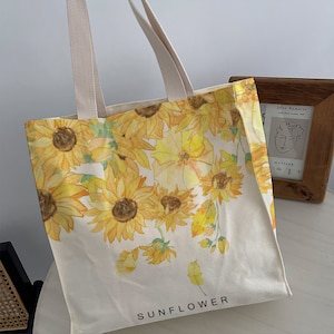 Sunflower Tote Bag｜fashion Plant Flower Handbag｜special Sunflower ...
