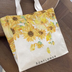 Sunflower Tote Bag｜fashion Plant Flower Handbag｜special Sunflower ...