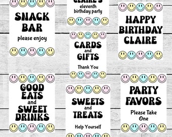 Smiley Face Welcome Sign - Etsy