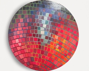 Retro Disco Ball Wall Art - Etsy