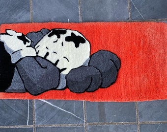 Kaws Handtufted Custom Rug - Etsy