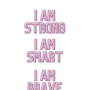 Printable Affirmation Poster mauve - Etsy