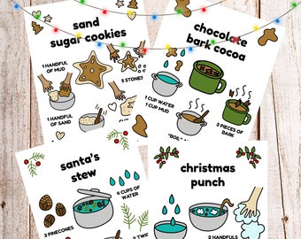 Instant Download Mud Kitchen Recipe Cards Montessori - Etsy