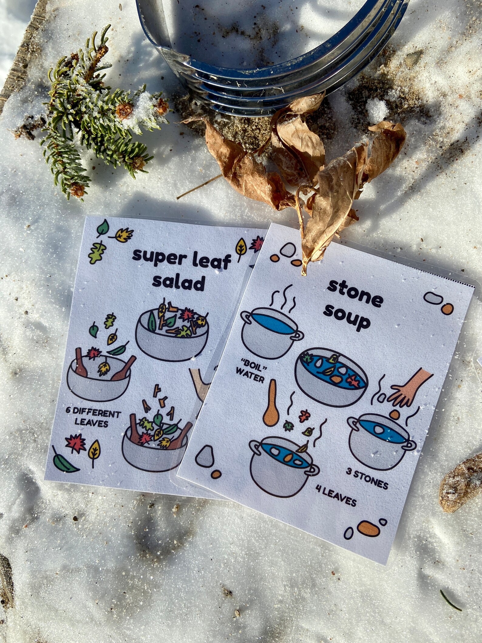 Instant Download - Mud Kitchen Recipe Cards, Montessori Materials ...
