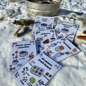 Instant Download - Mud Kitchen Recipe Cards, Montessori Materials ...