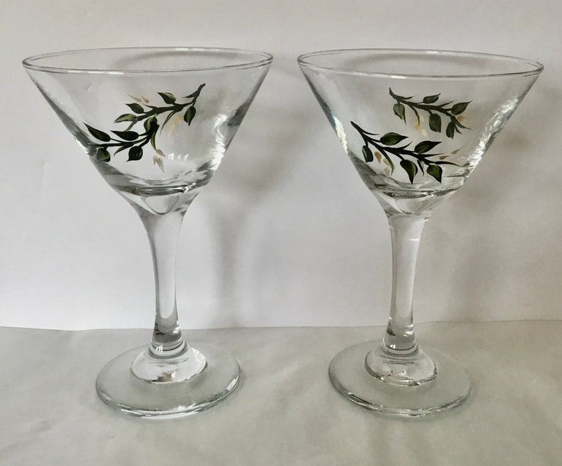 Hand Painted Glassware With Unique Individual Design - Etsy
