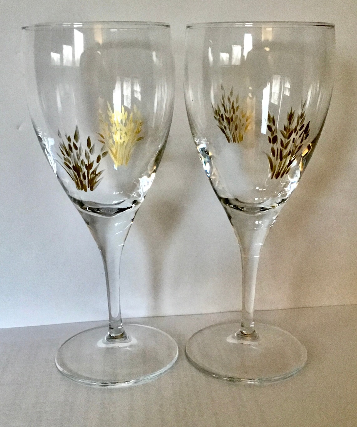 Hand Painted Glassware With Unique Individual Design - Etsy