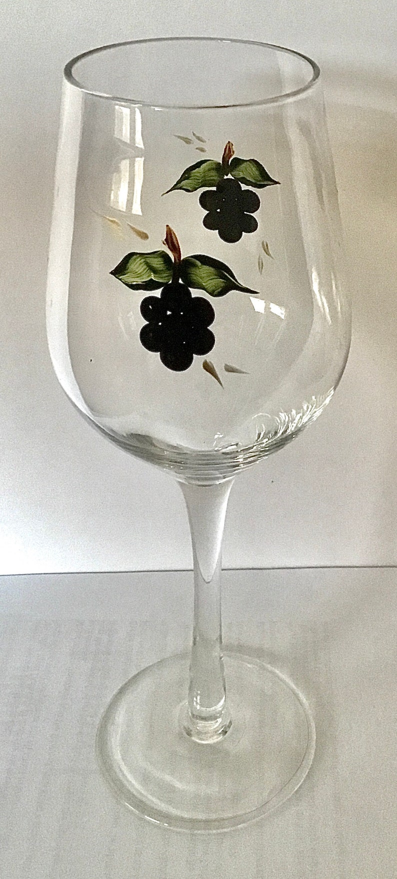 Hand Painted Glassware With Unique Individual Design - Etsy