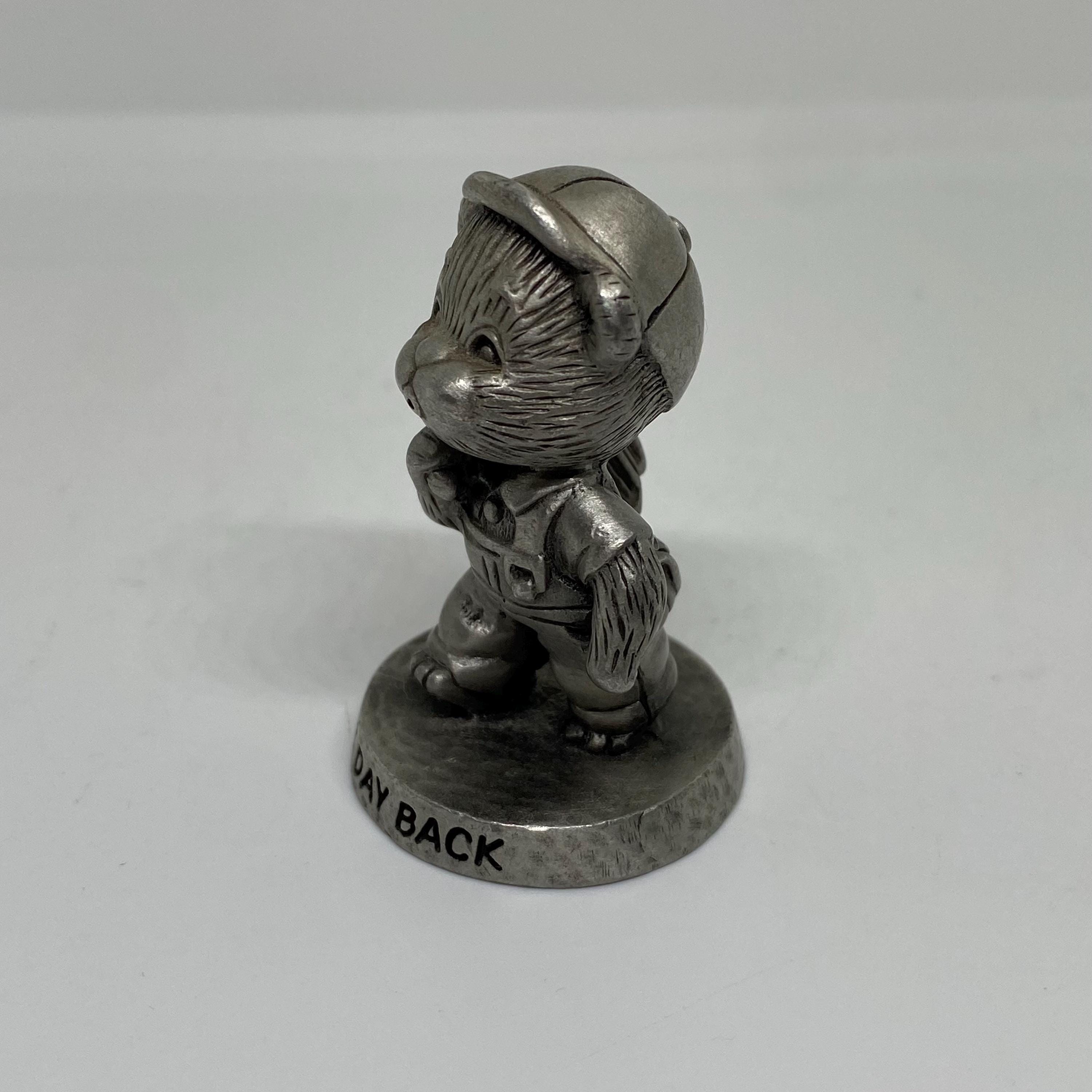 Avon 1983 Bear School Days Fine Pewter Figurine First Day Back to ...