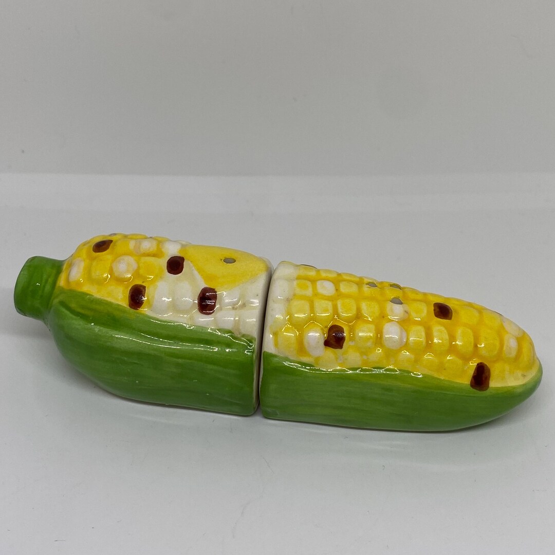 Vintage Corn Ceramic Mini Salt and Pepper Shaker Set - Etsy