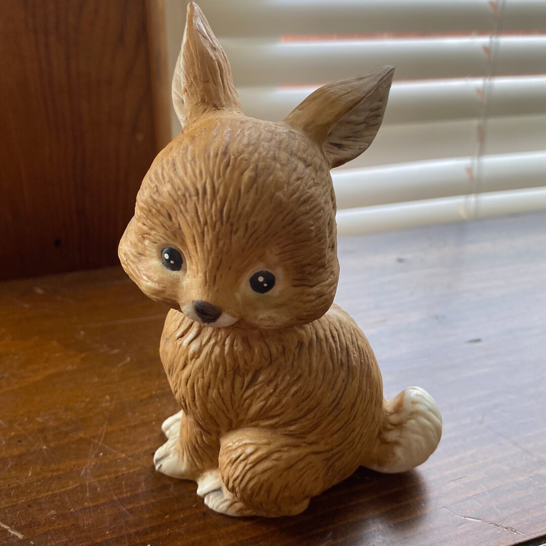 Vintage Lefton China Bunny Rabbit Hand Painted Figurine Easter - Etsy