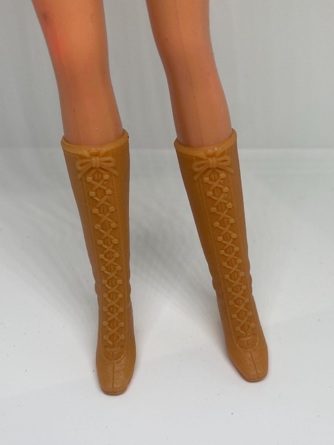 Barbie High Boot 1971 Squishyfaux Lace up Doll Footwear Beachwear ...