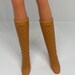 Barbie High Boot 1971 Squishyfaux Lace up Doll Footwear Beachwear ...