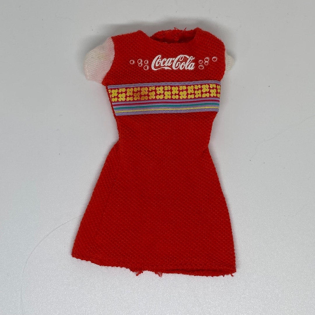 Barbie Doll Dress Coca Cola Retro Outfit for Dolls - Etsy