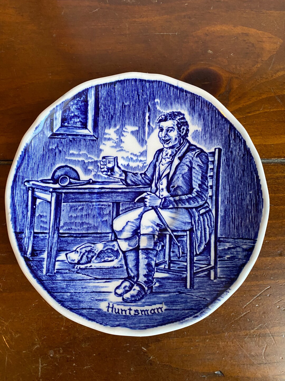 VINTAGE Enoch Wedgwood Tunstall 4 Decorative Huntsman Plate - Etsy