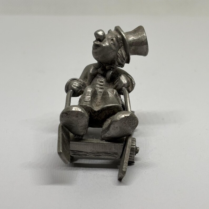Vintage Raycliffe Davison Pewter Clown Man on Boat Figurine Rowing Gift ...