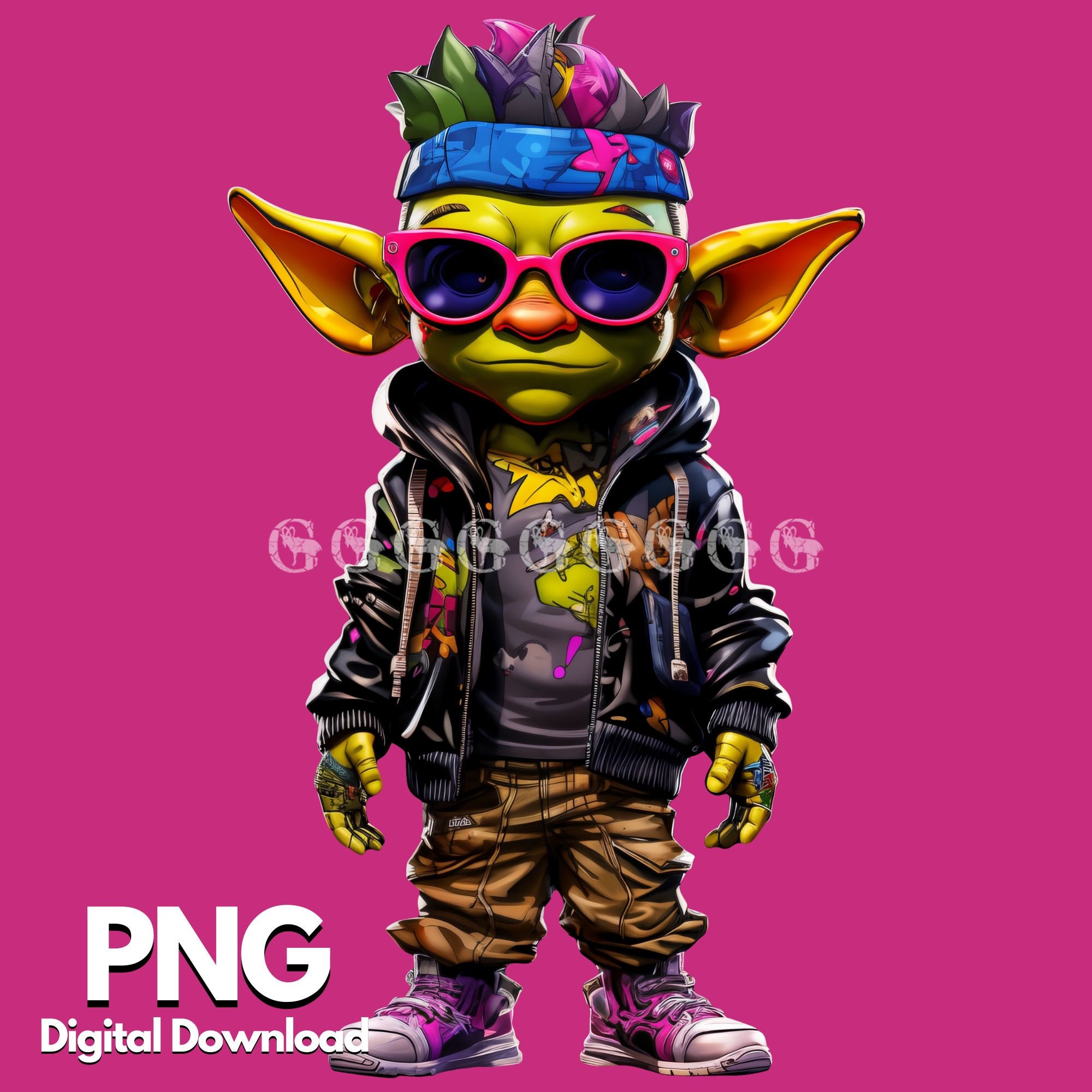 Goblins Wearing Urban Streetwear PNG Bundle, Hip Hop, Gangster, Bad ...