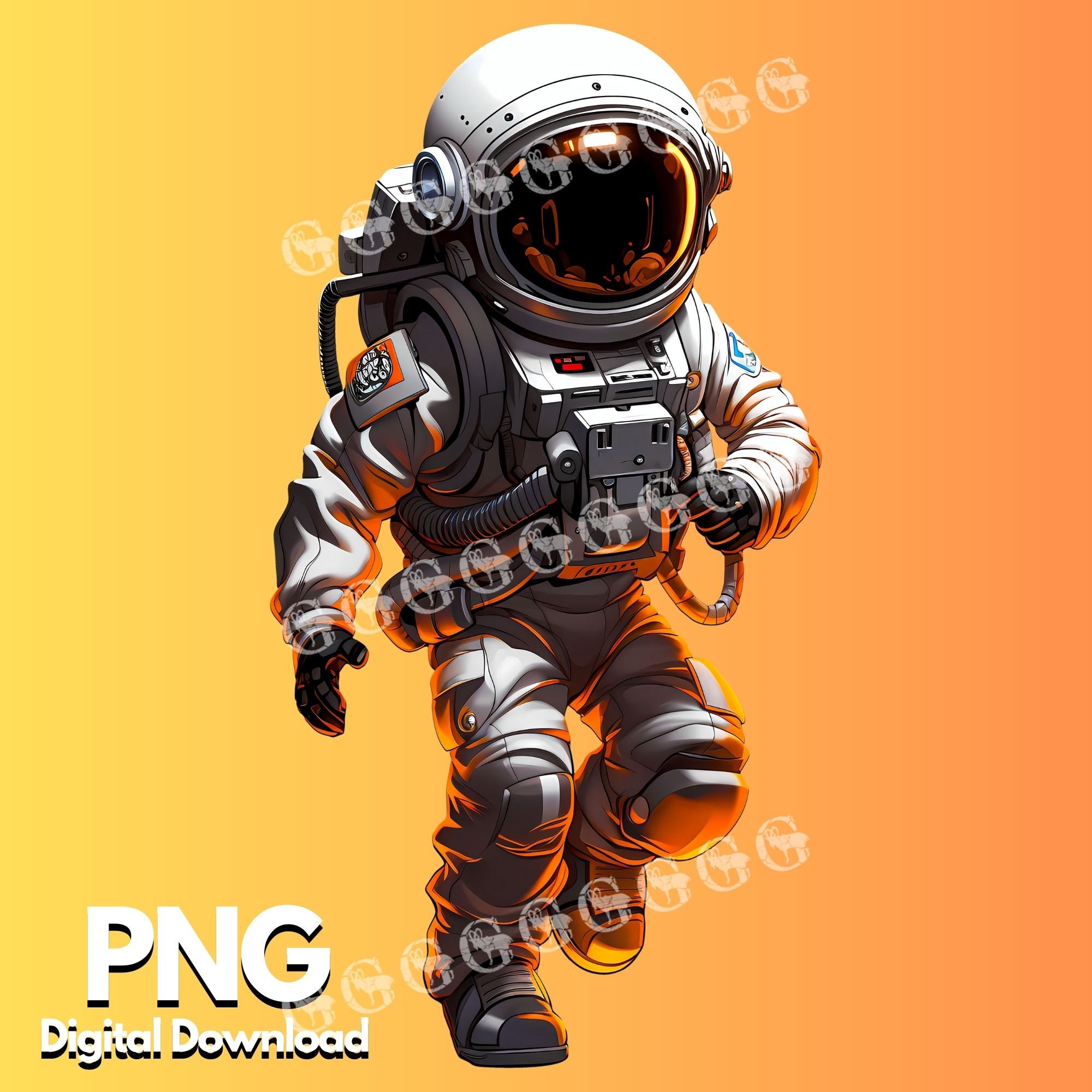 Colorful Astronauts PNG Bundle, Astronaut Clipart, Cartoon Astronauts ...