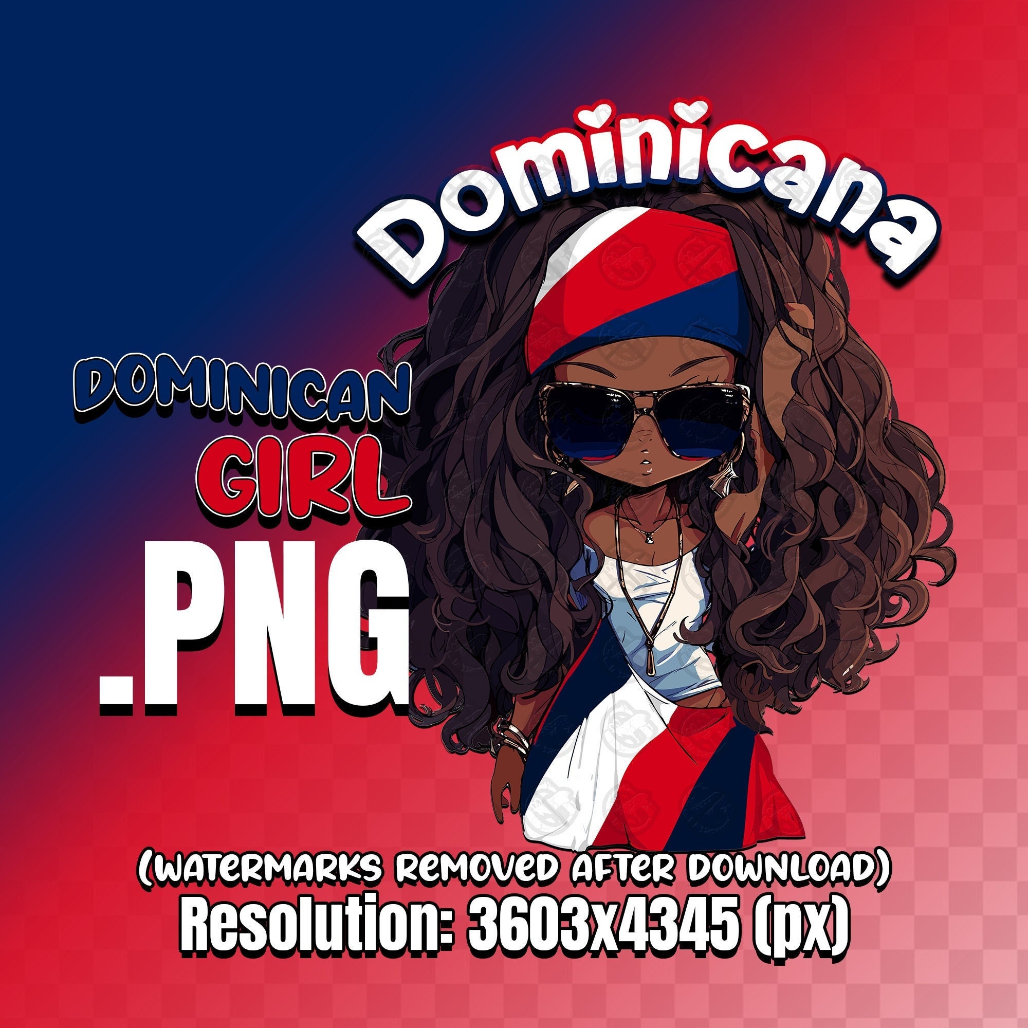 Beautiful Dominican Girl Dominican Republic Girl Tshirt Sticker