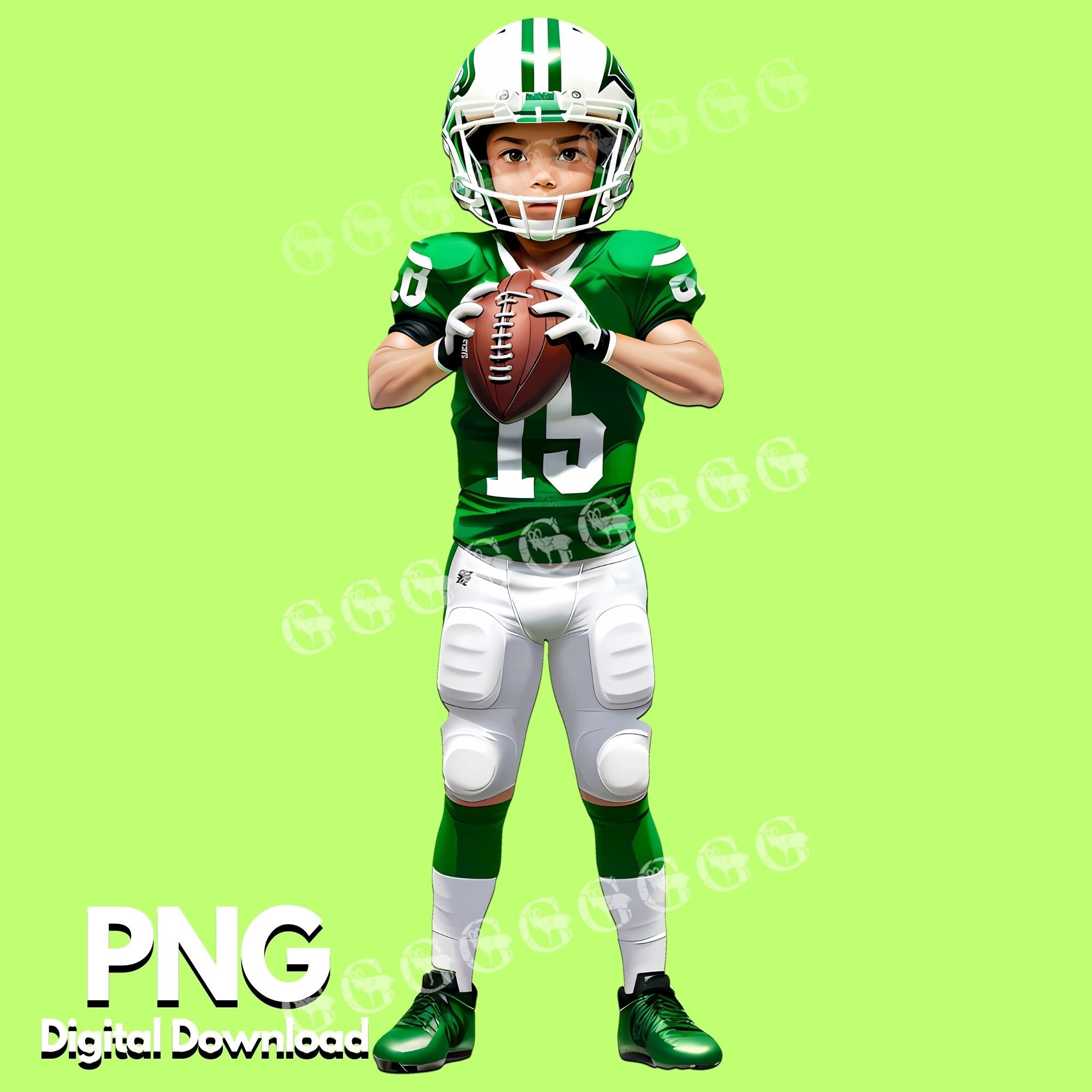 Little League Football Players PNG Bundle, Little League Football ...